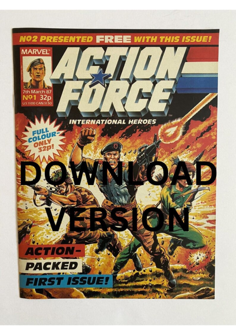 Action and Action Force Comics & Specials by DOWNLOAD - Etsy