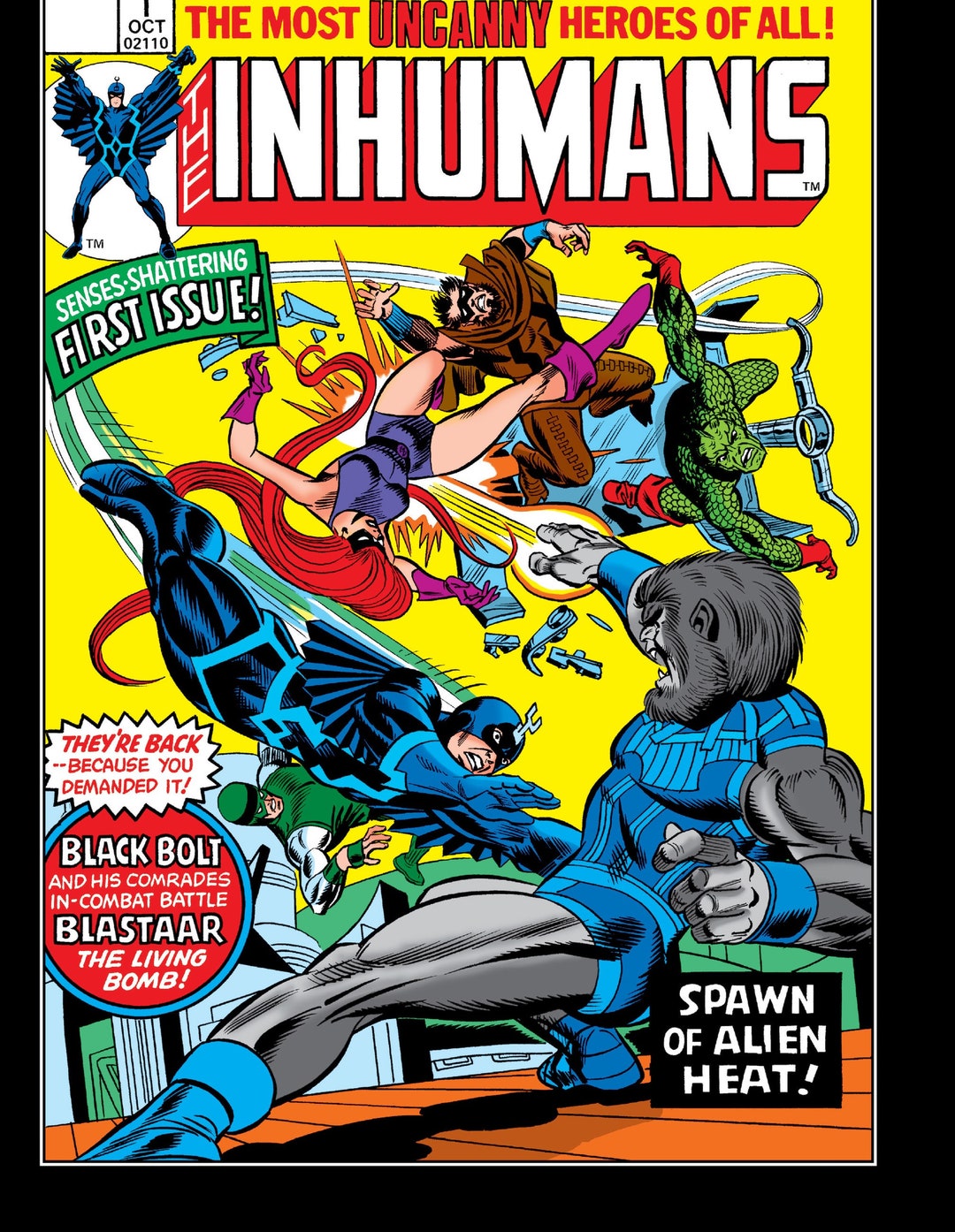 INHUMANS Comic Collection on 2 PRINTED Dvds - Etsy
