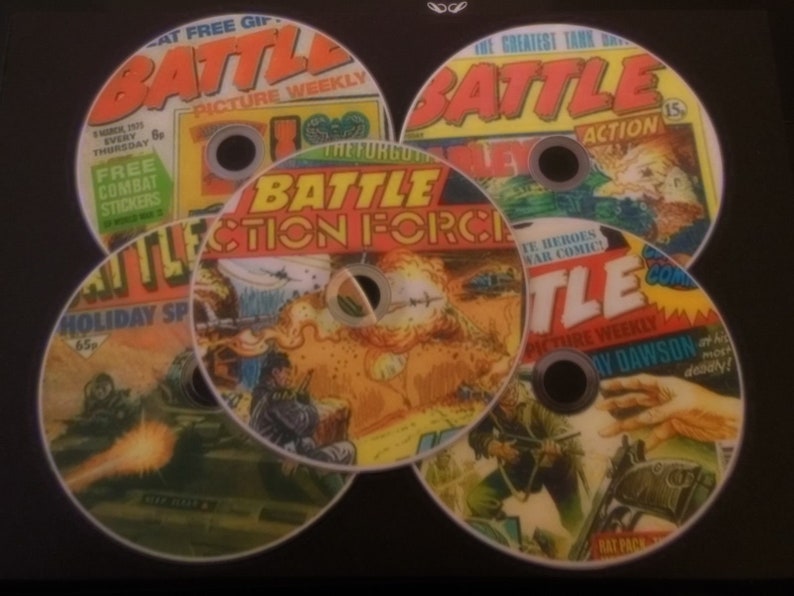 Classic Battle Action Force Comics PDF on 5 DVD - Etsy