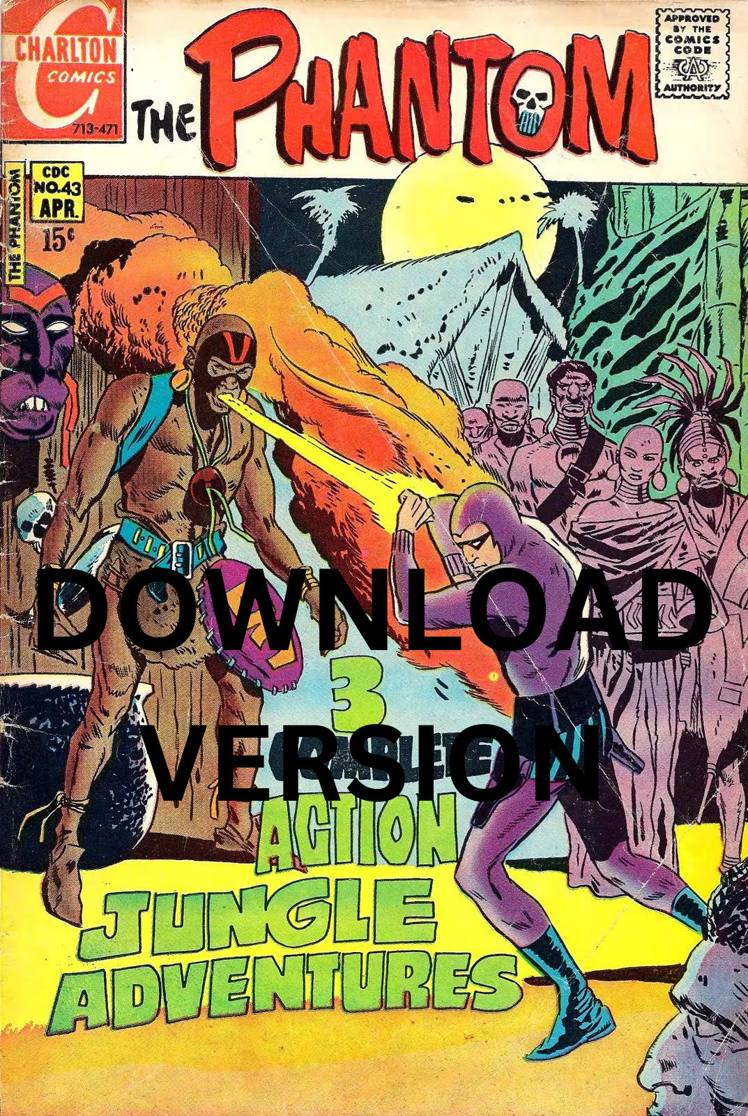 Complete Phantom Charlton Comics BY DOWNLOAD - Etsy