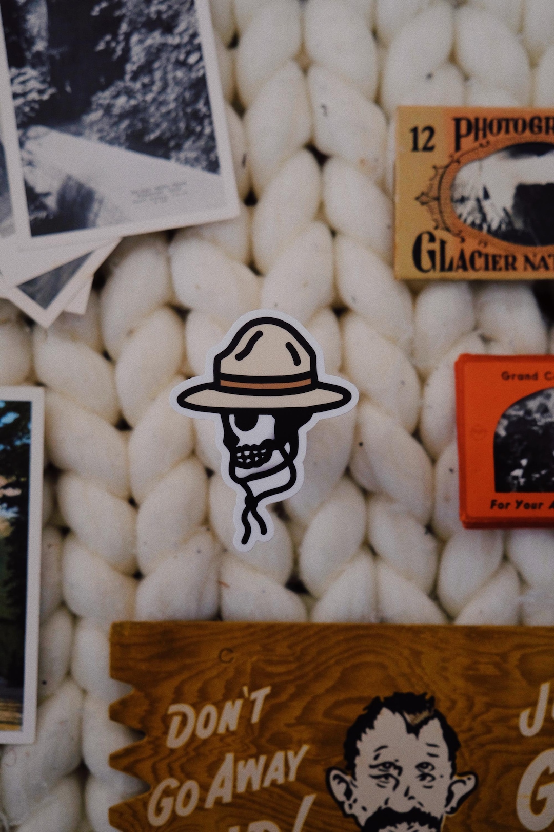 Park Ranger Skeleton - National Park Sticker - Etsy