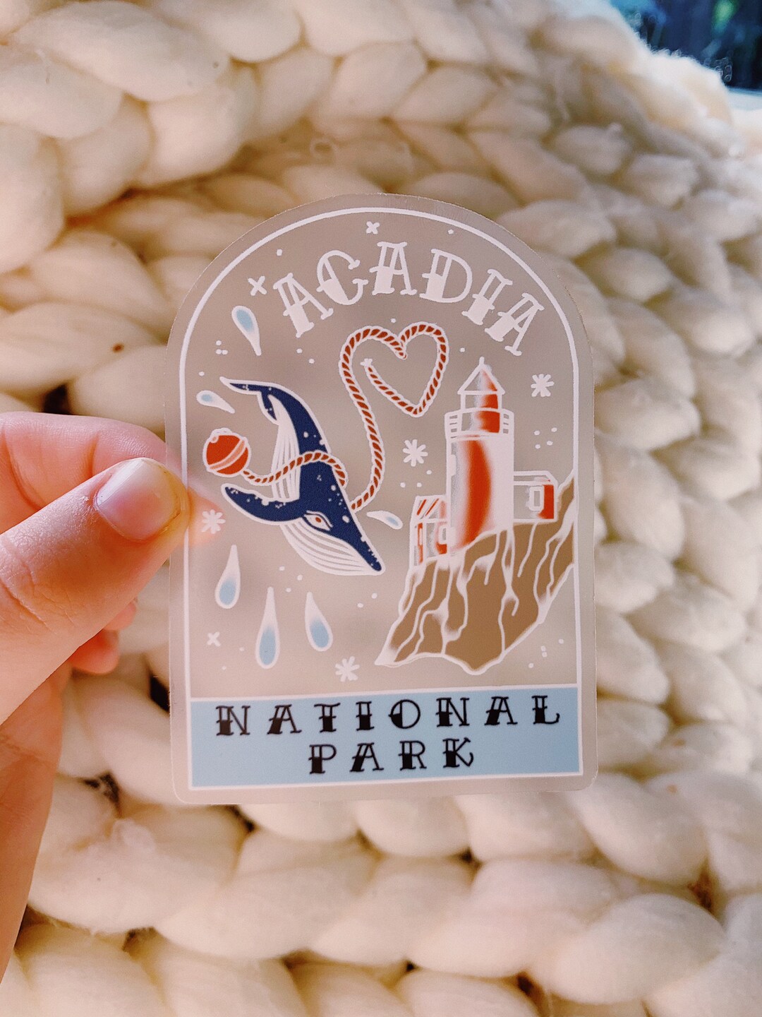 Acadia Sticker - Etsy