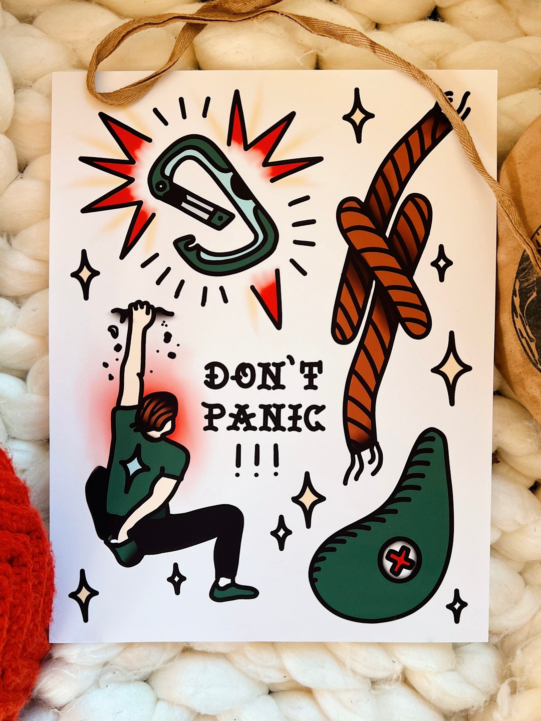 Climbing Flash Print - Etsy