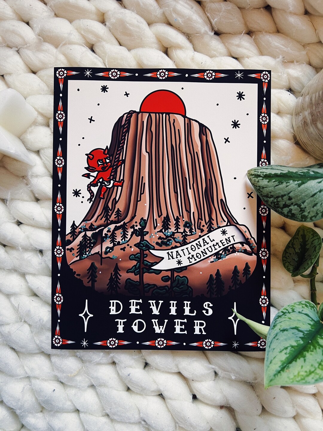Devils Tower - National Monument Print - Etsy