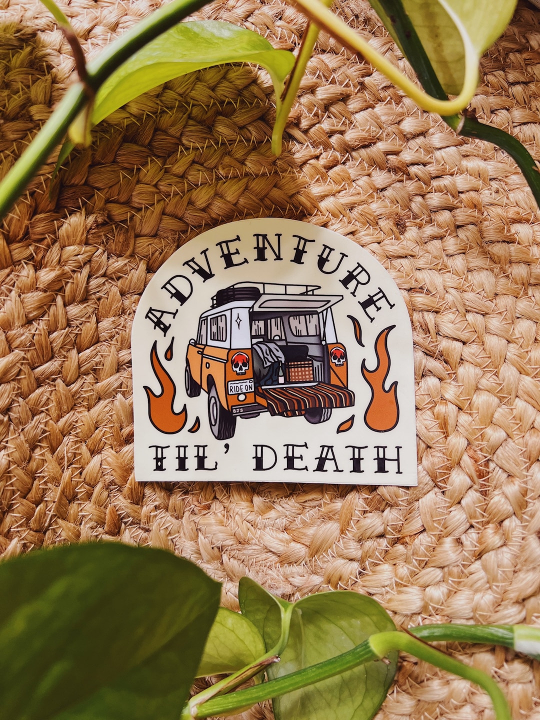 Adventure Till Death Sticker - Etsy