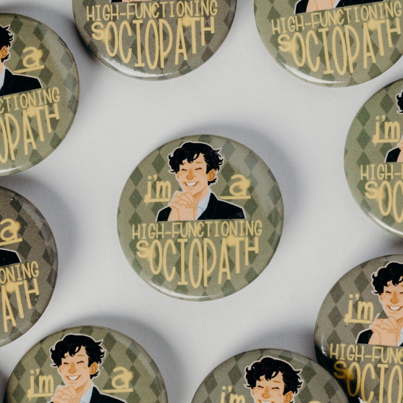 Sherlock Pin - Etsy