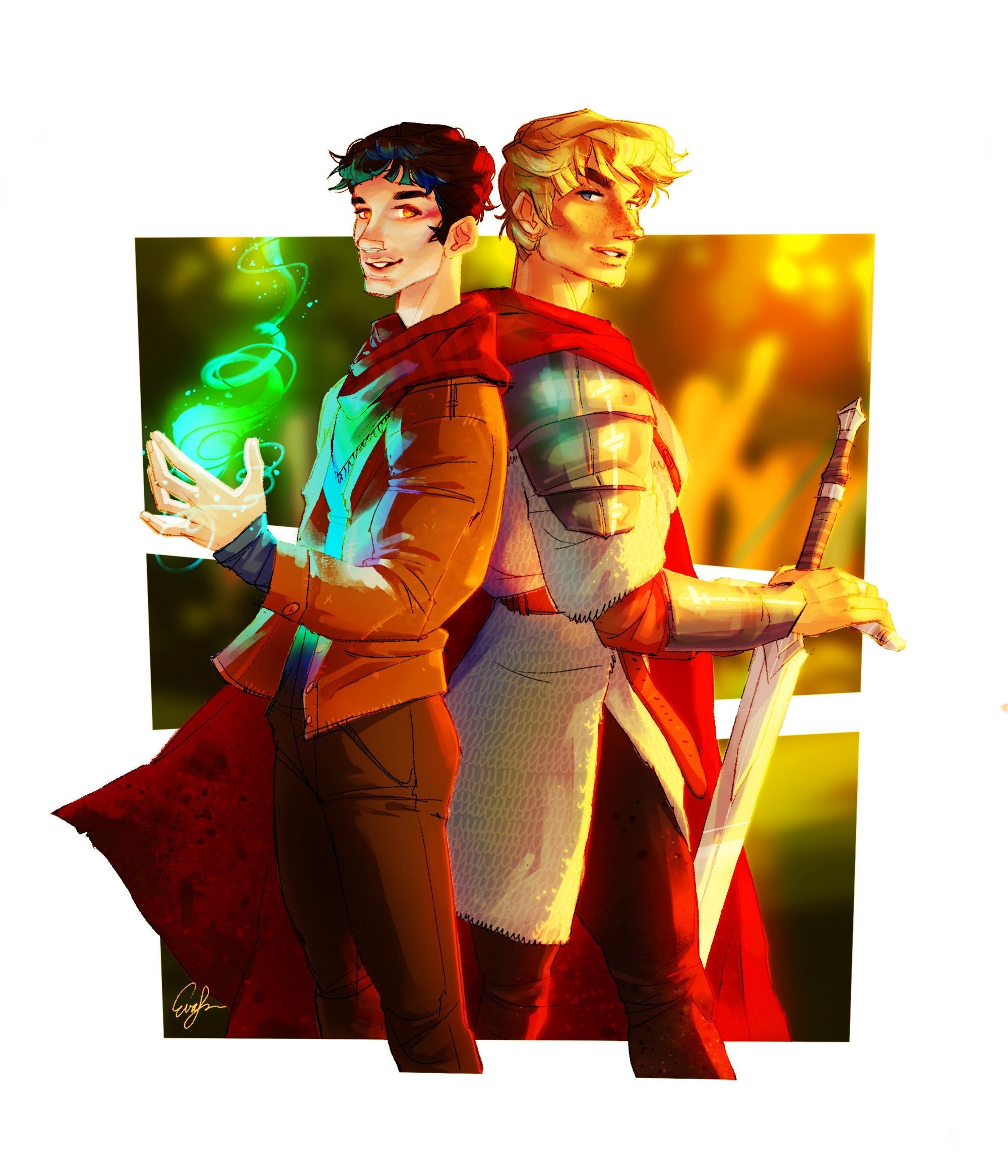 Merthur Fan Art