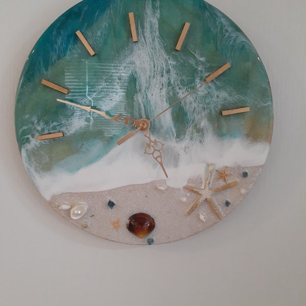 Beach Clock - Etsy