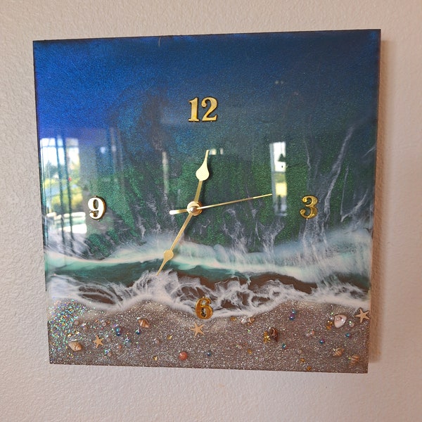 Beach Clock - Etsy