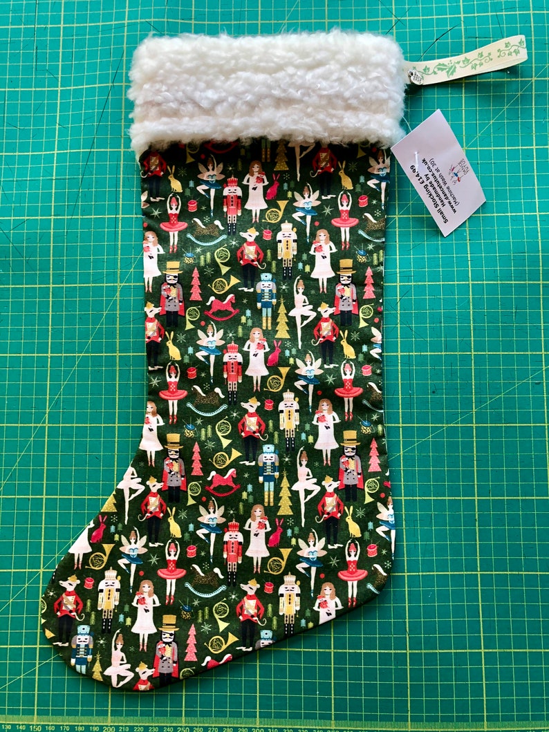 Nutcracker Themed Christmas Stockings Ballet Gifts Fabric | Etsy