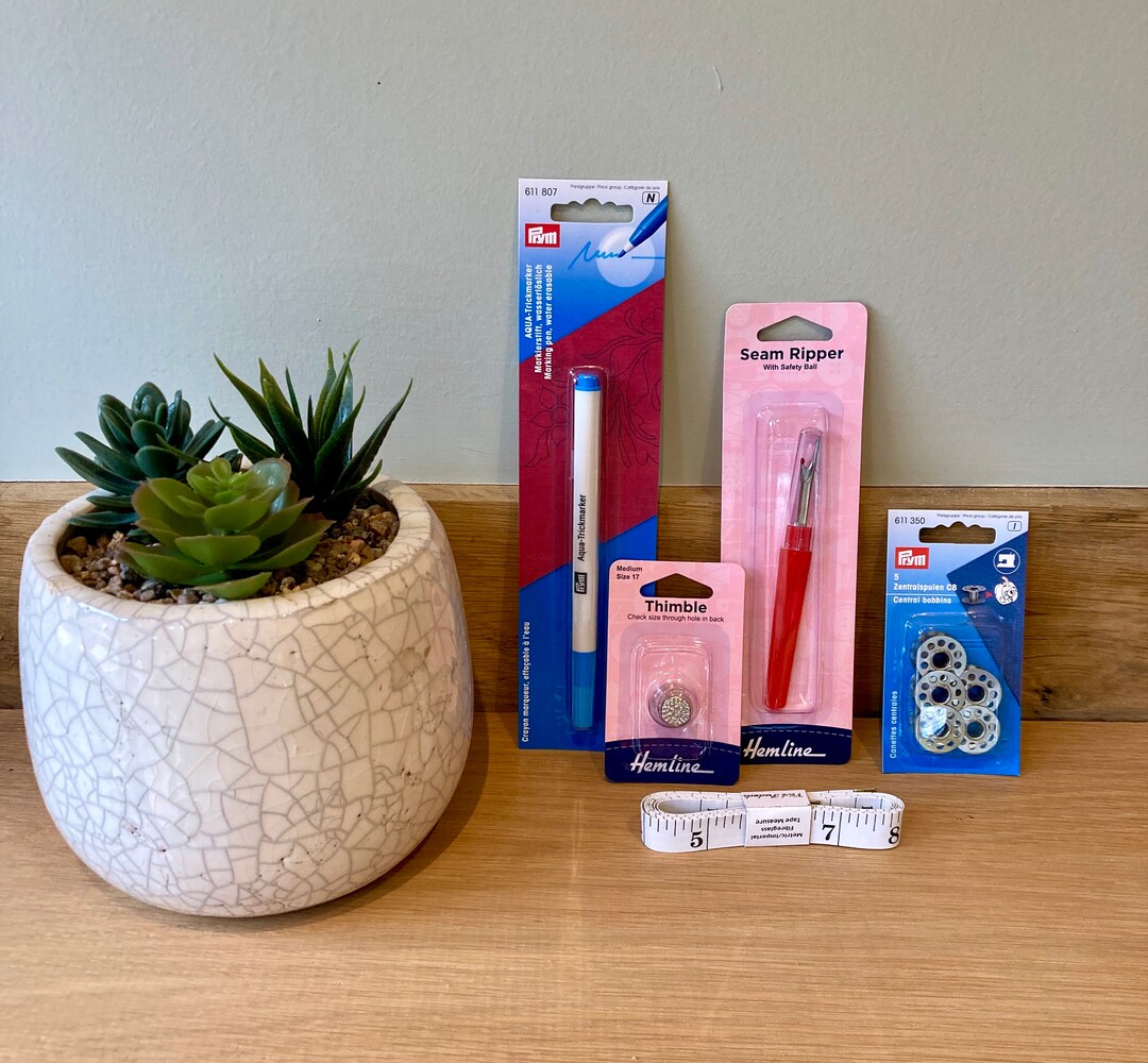 Haberdashery Sewing Tools: Hemline Metal Thimbles, Hemline Seam Rippers ...