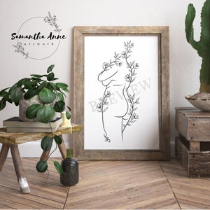 Body Positivity Artwork Plus Size Woman Art Self Love Print Diverse ...