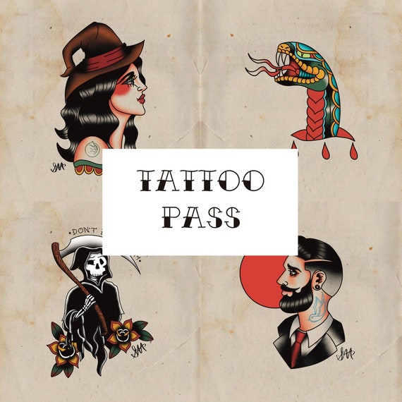 Matroos Jerry Flash Art Sailor Jerry Tattoo Designs (Flash) Wall Art