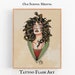 Medusa Old School Tattoo Flash Art Print | Neo Traditional Medusa ...