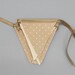 Fabric Bunting Banner, Polka Dot Bunting, Pennant Garland, Gold Brown ...