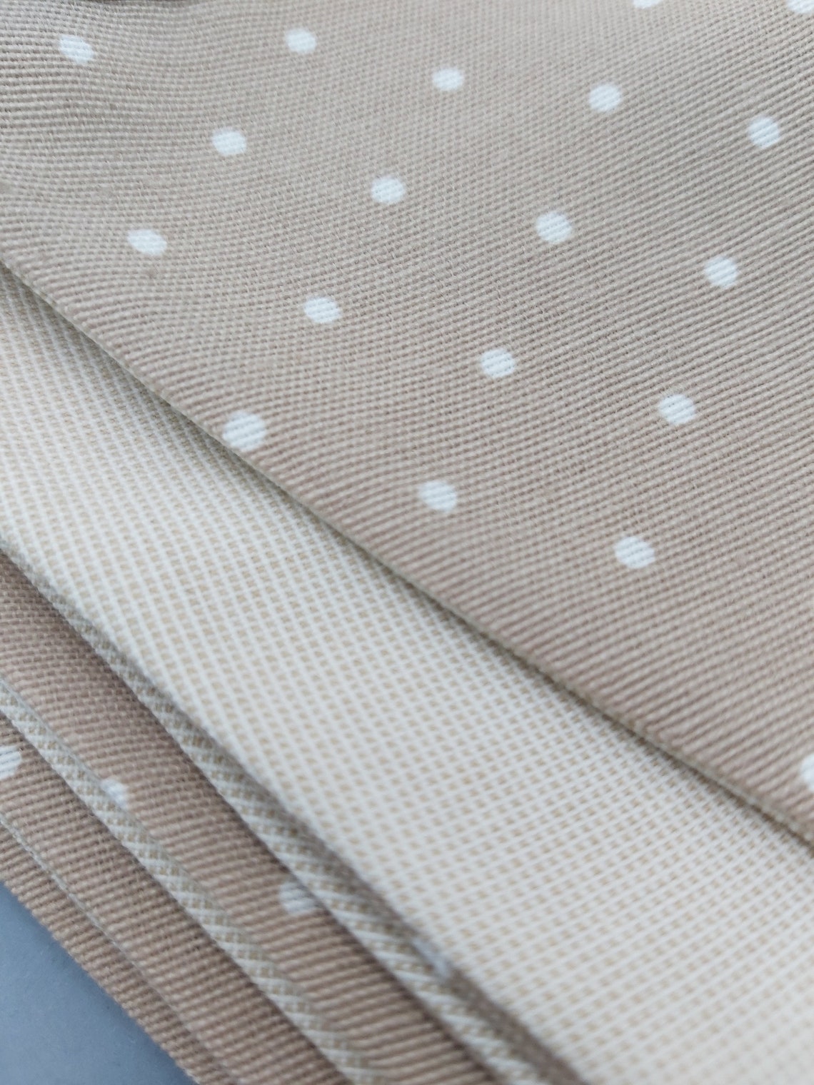 Fabric Bunting Banner, Polka Dot Bunting, Pennant Garland, Gold Brown ...