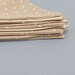 Fabric Bunting Banner, Polka Dot Bunting, Pennant Garland, Gold Brown ...