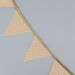 Fabric Bunting Banner, Polka Dot Bunting, Pennant Garland, Gold Brown ...