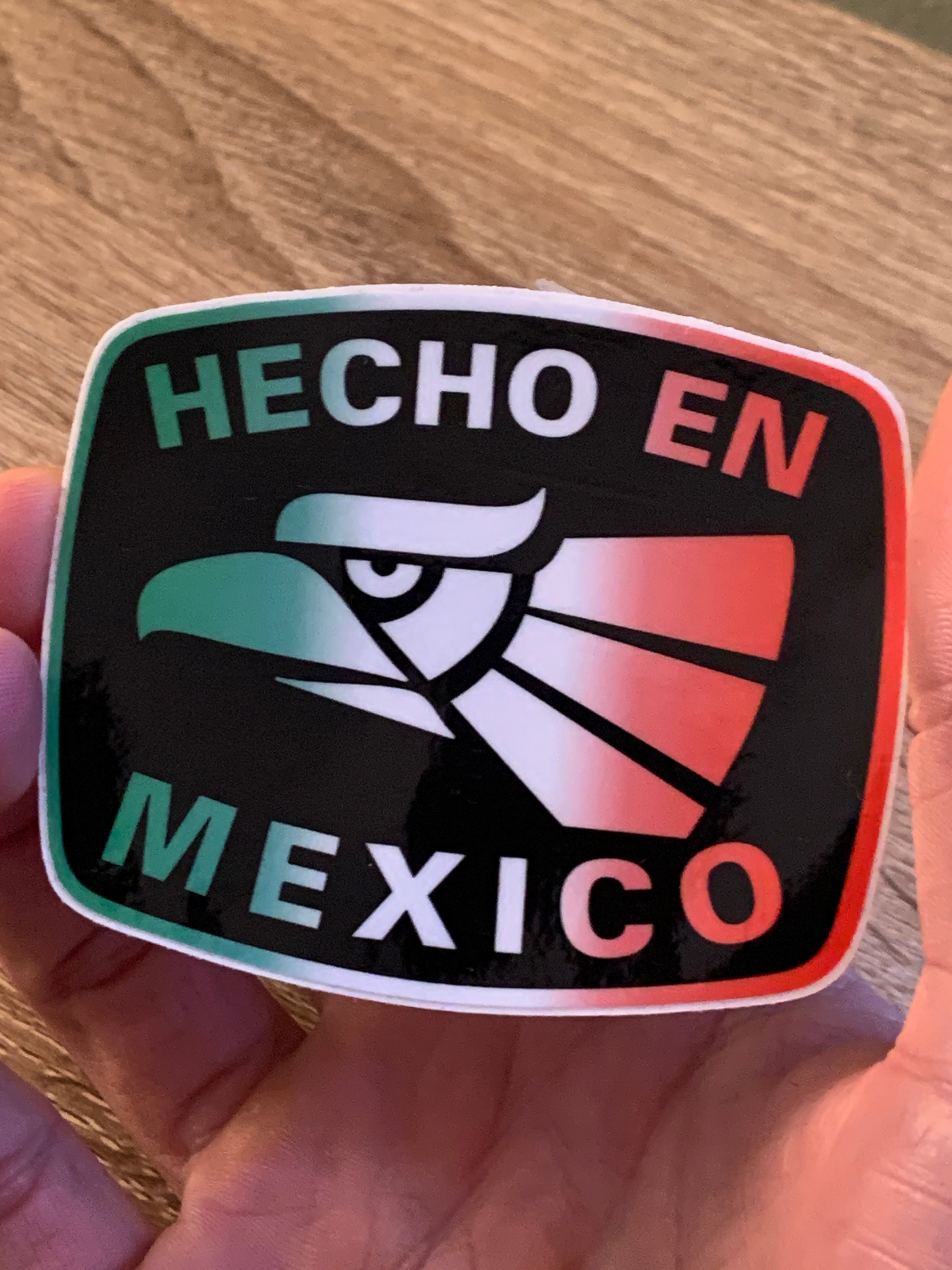 Hecho En Mexico Eagle Sticker, Waterproof Vinyl Decal - Etsy