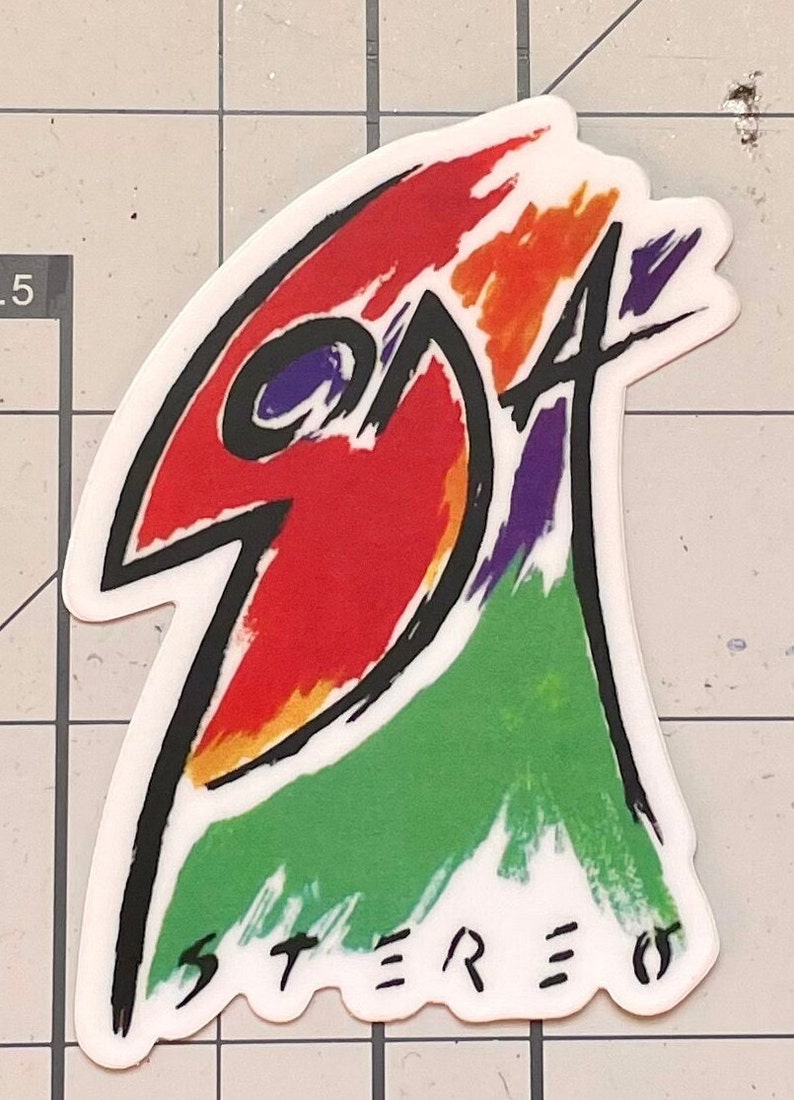 Gustavo Cerati Soda Stereo Vinyl Sticker: Rock Argentina Música Ligera ...