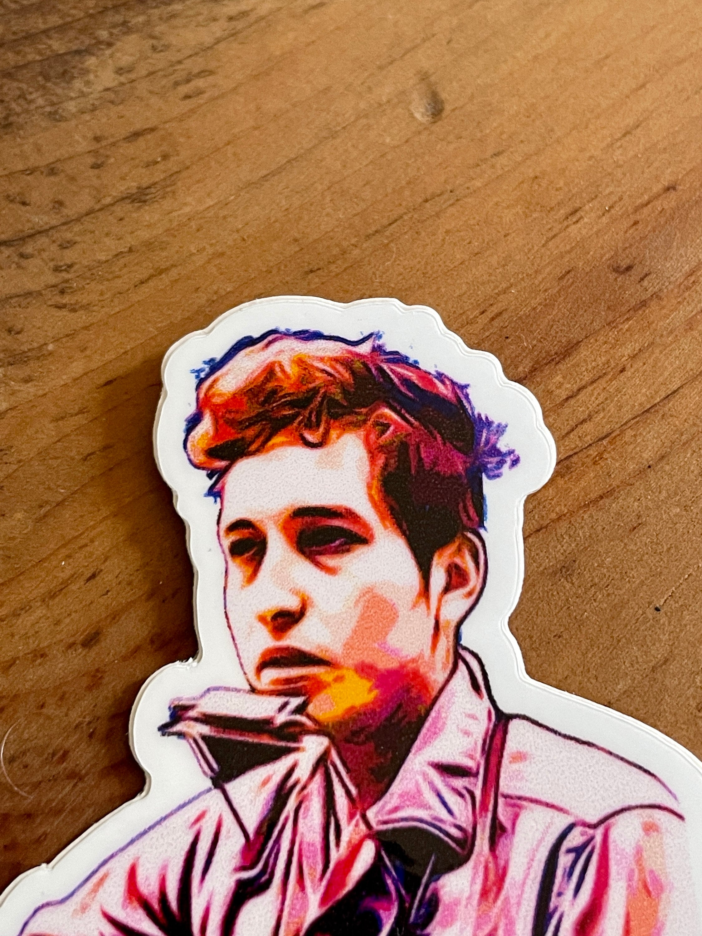 Bob Dylan Drawing Premium Vinyl Decal Bumper Sticker 3 Inches Rock ...