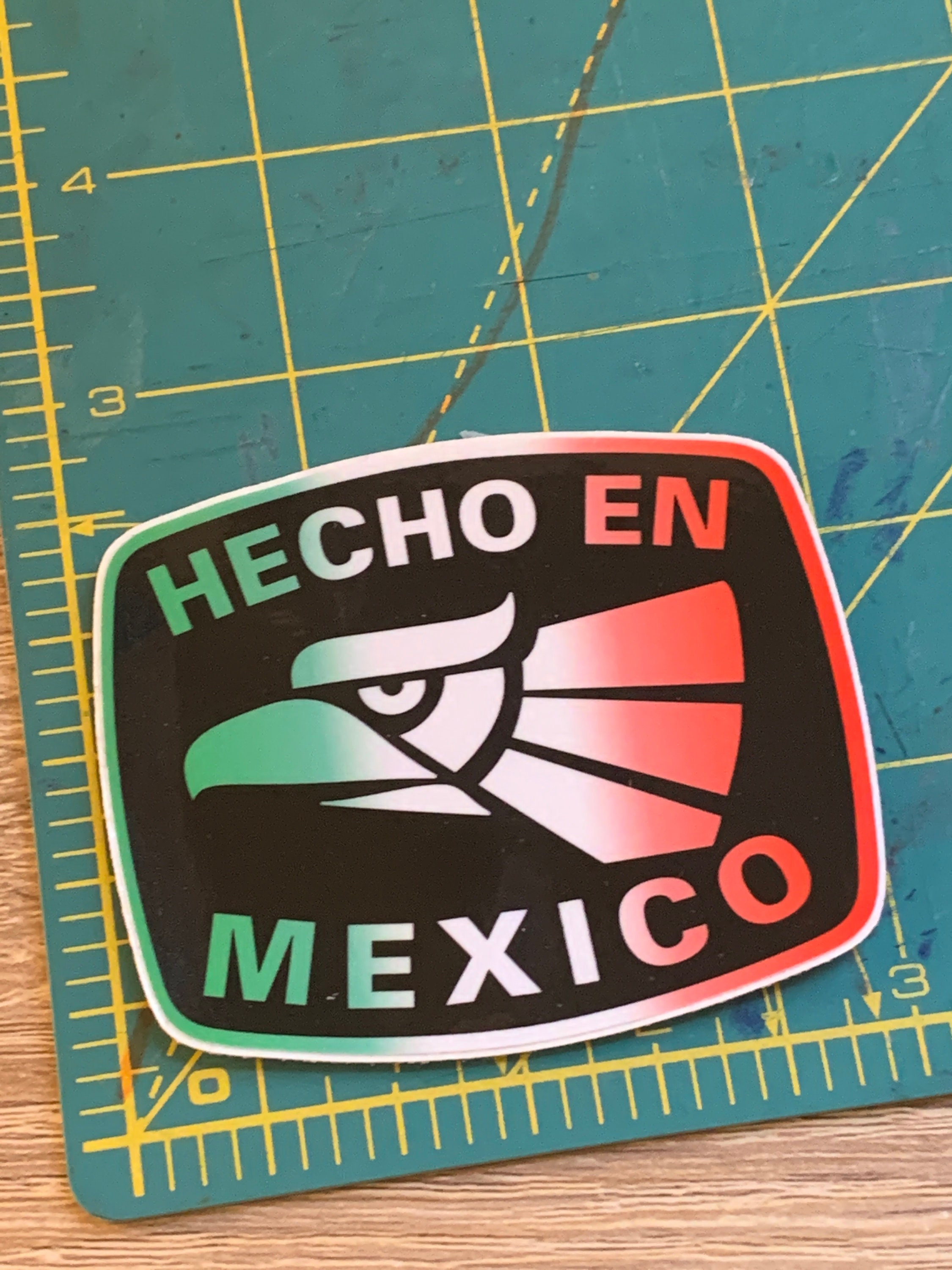 Hecho En Mexico Eagle Sticker, Waterproof Vinyl Decal - Etsy