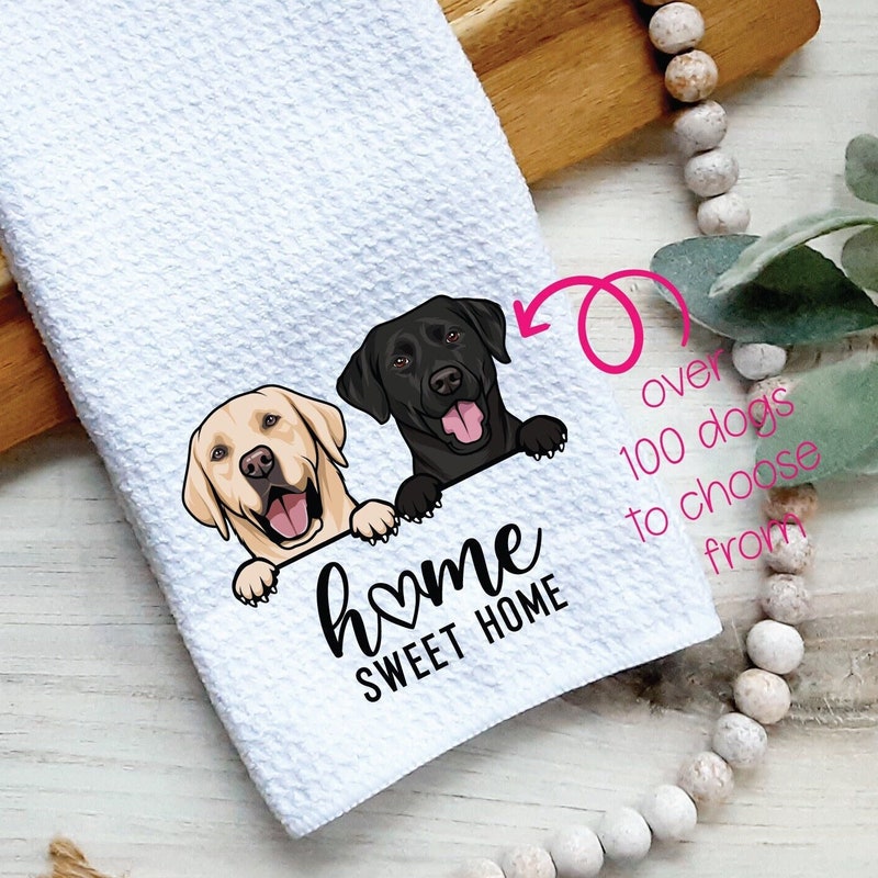 Dog Kitchen Towel - Etsy