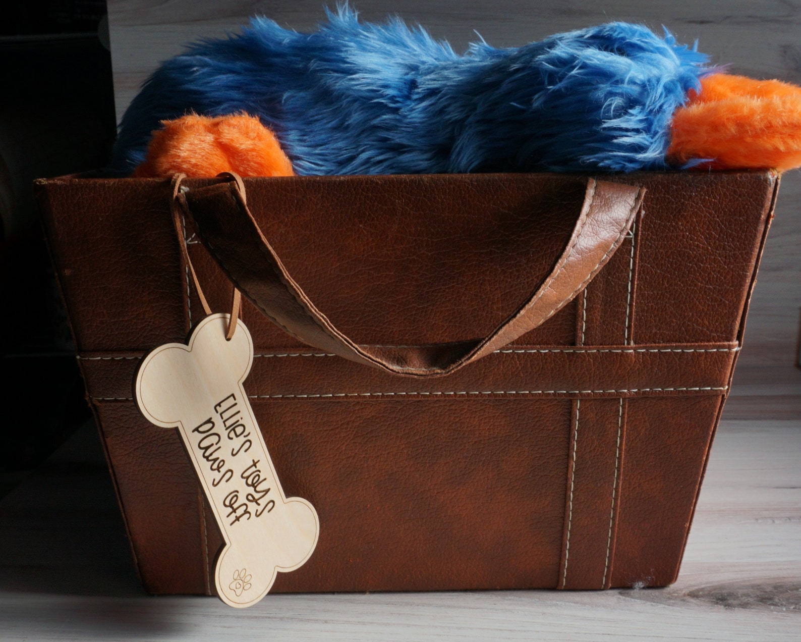 Dog Toy Bin Tag / Personalized Pet Storage Accessory - Etsy