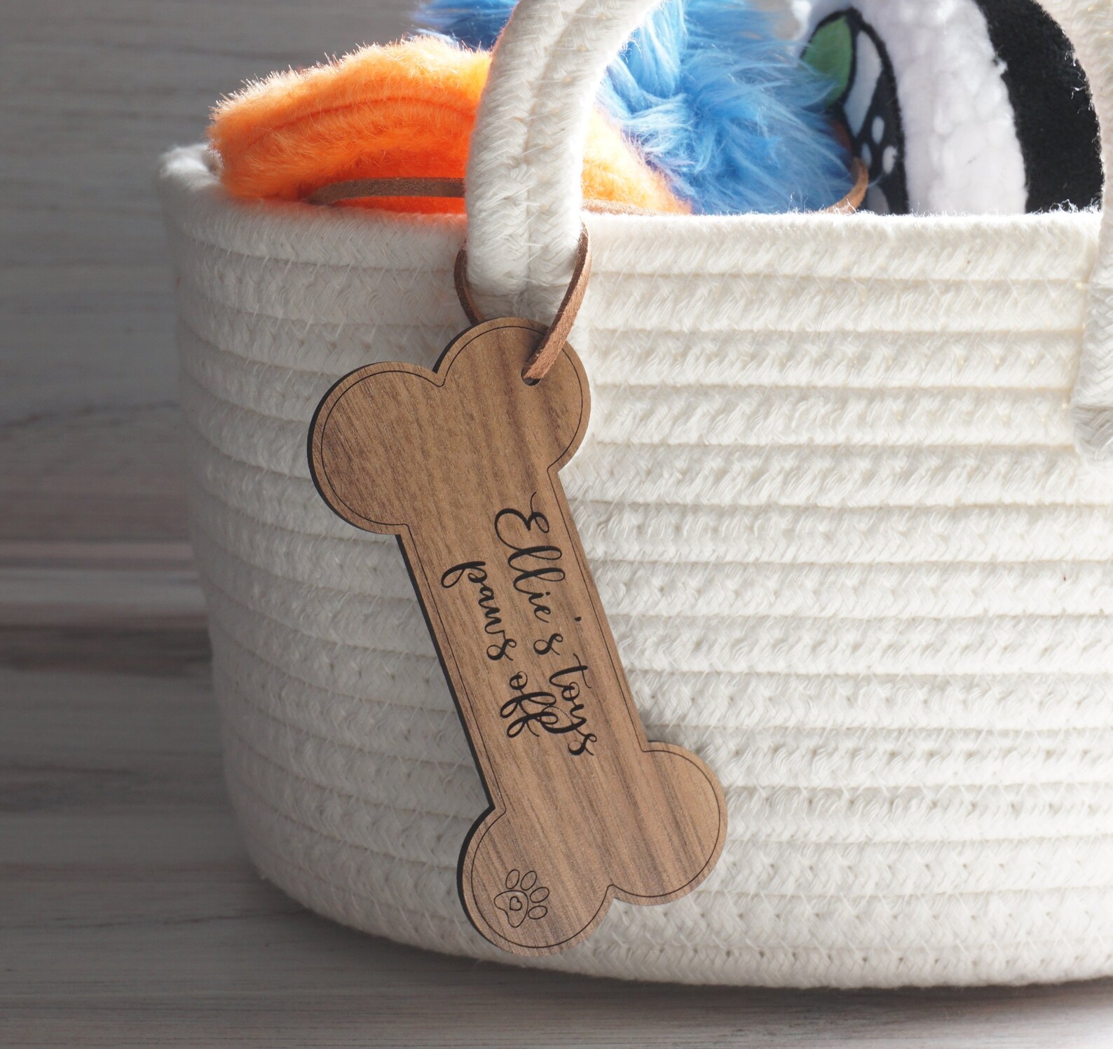 Dog Toy Bin Tag / Personalized Pet Storage Accessory - Etsy