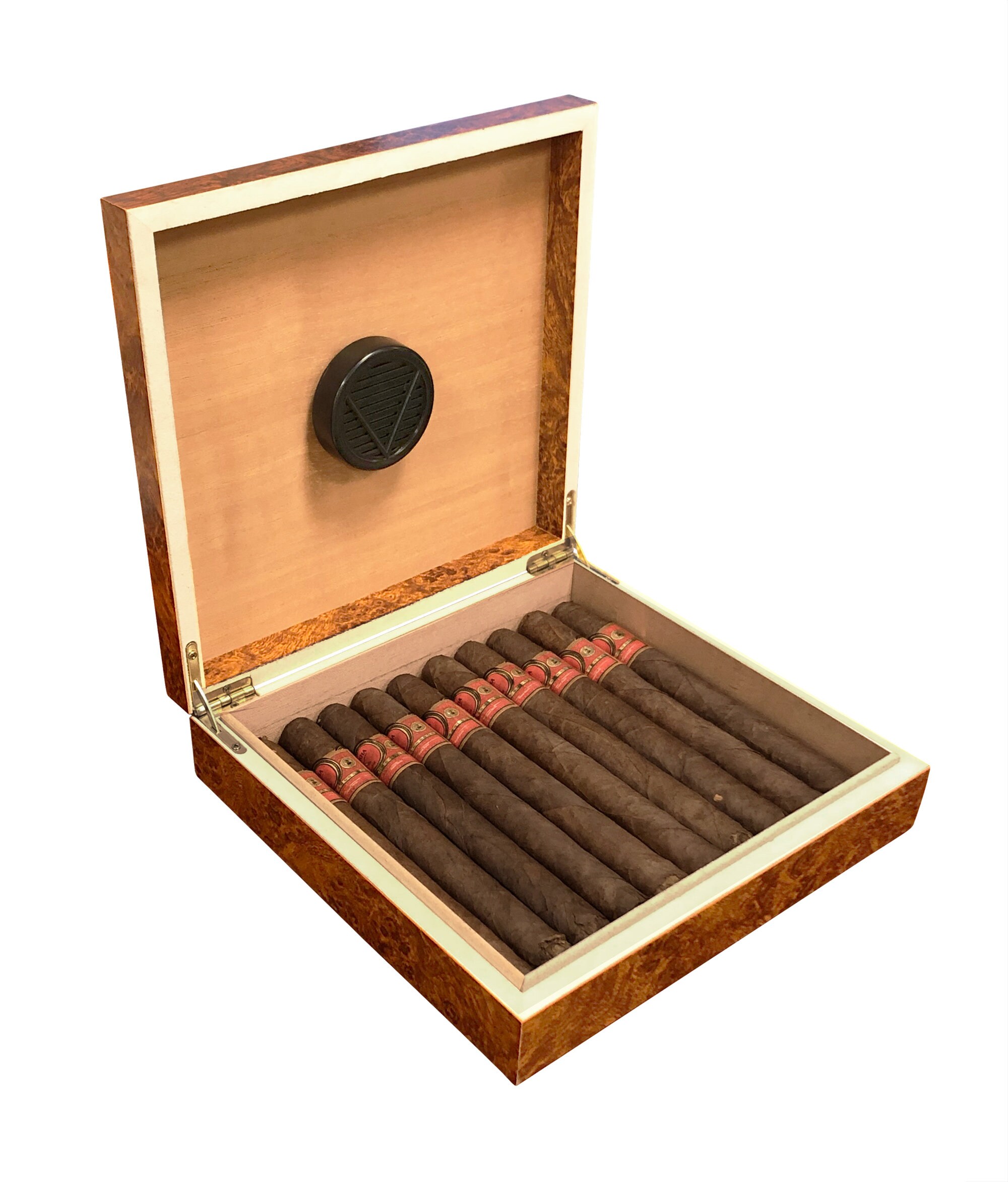 The Traveler Small Cigar Humidor W/ Humidifier & Scratch - Etsy