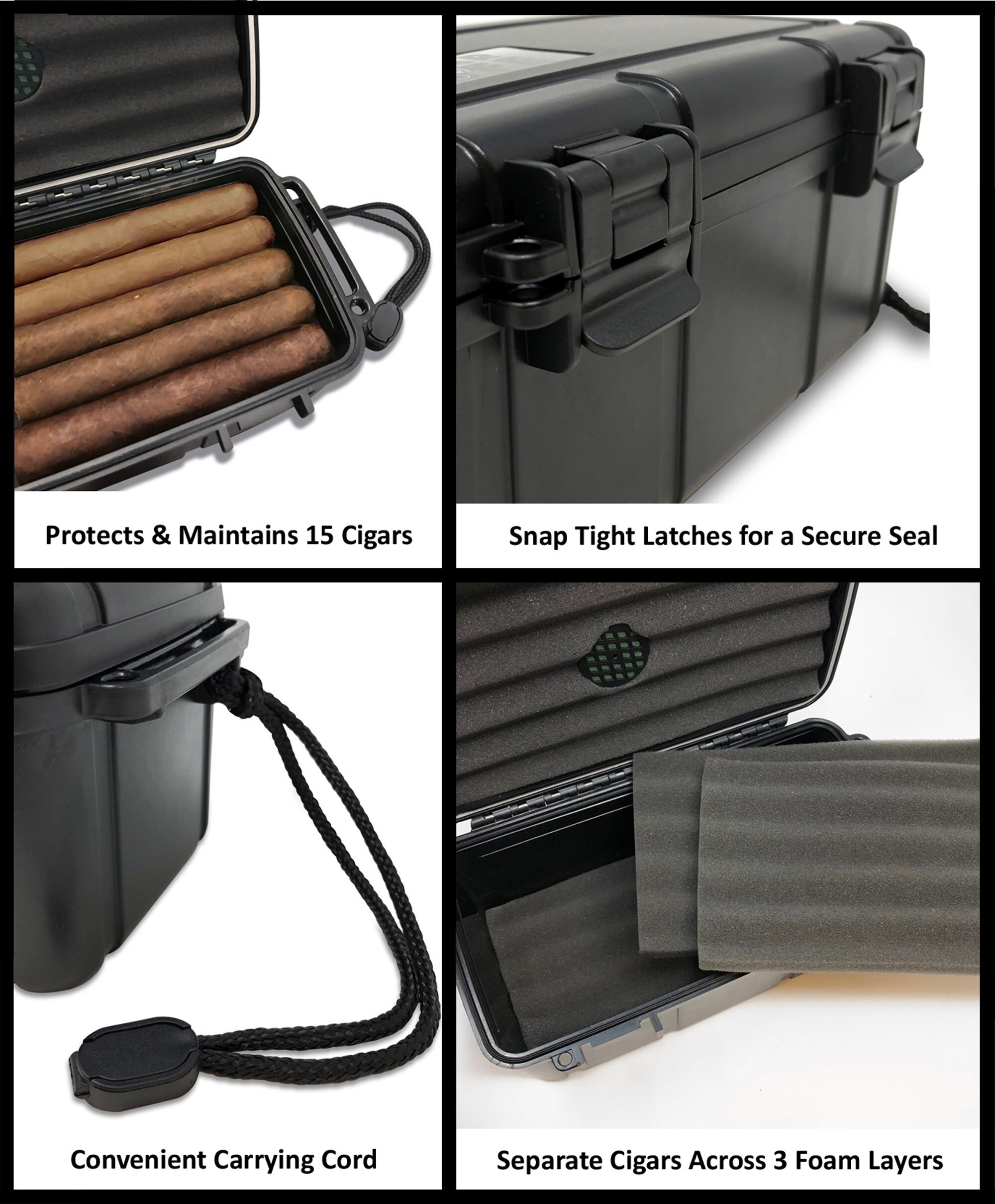 THE Cigar Safe 15 Travel Humidor W/ Humidifier custom Name - Etsy