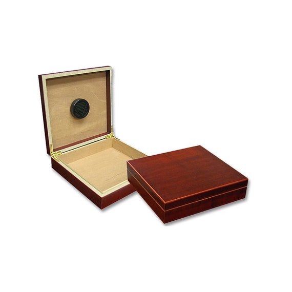 The Traveler Small Cigar Humidor W/ Humidifier & Scratch - Etsy