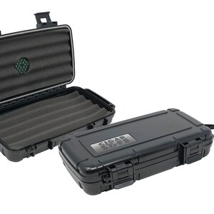 THE Cigar Safe 5 Travel Humidor W/ Humidifier (custom Name Plate Option ...