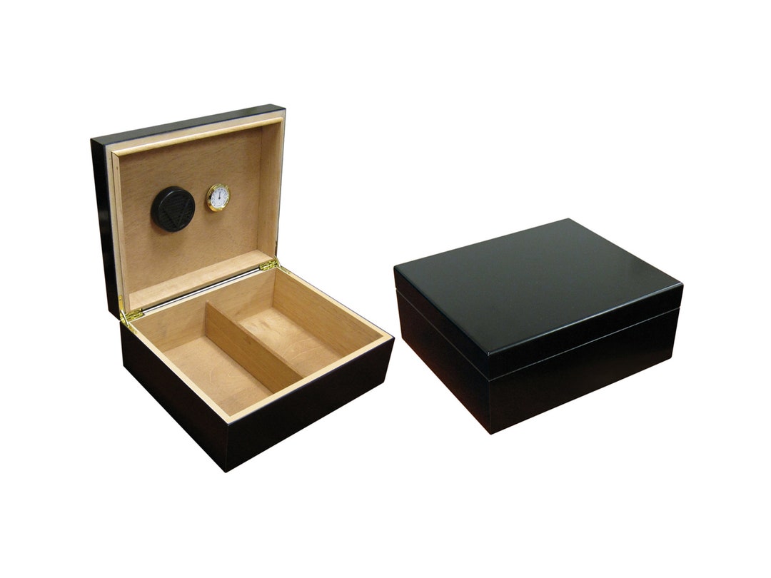 Imperial Small Cigar Humidor W/ External Hygrometer, Humidifier ...