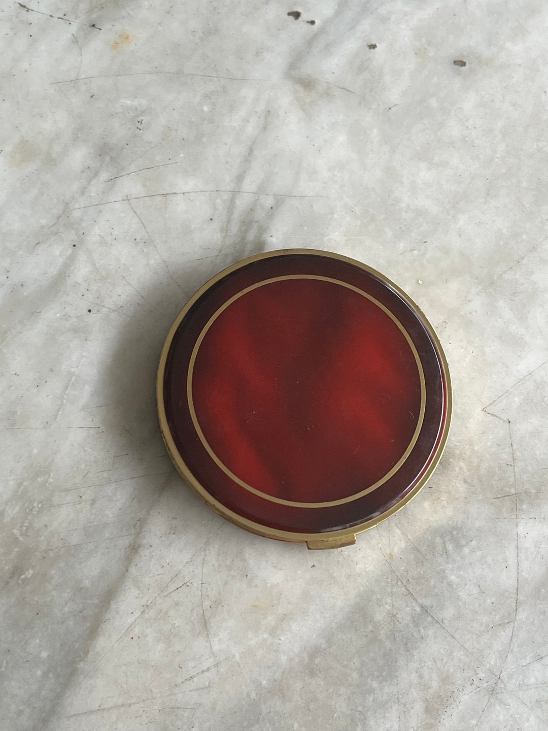 Vintage Art Deco Powder Compact - Etsy
