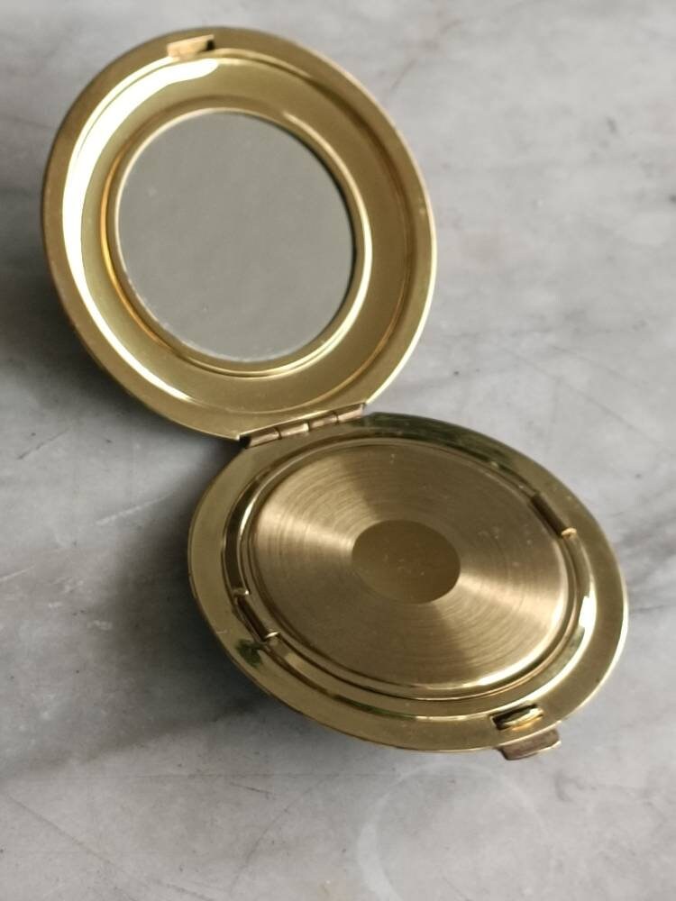 Vintage Art Deco Powder Compact - Etsy
