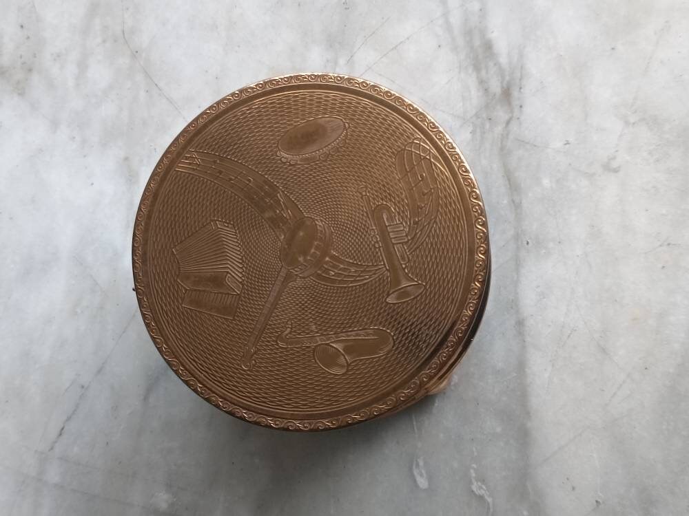 Vintage Mascot Musical Box Compact - Etsy