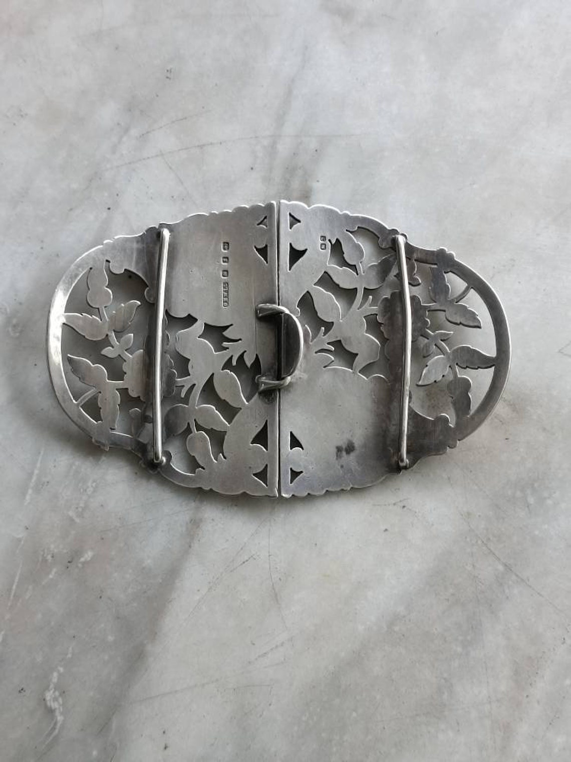 Antique English Sterling Silver Nurses Buckle - Etsy