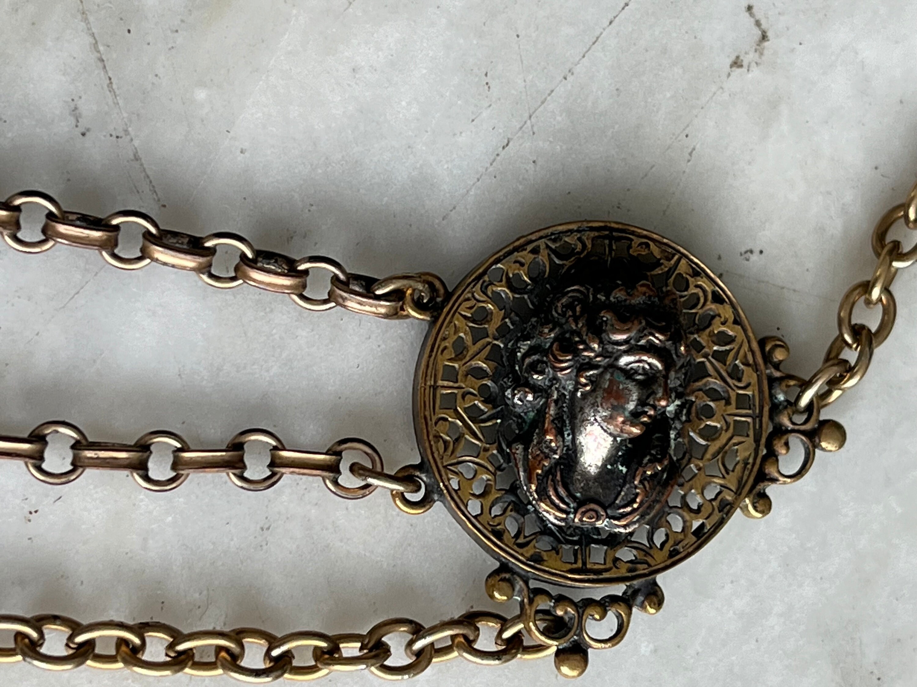 Antique Victorian Pre-raphaelite Necklace - Etsy