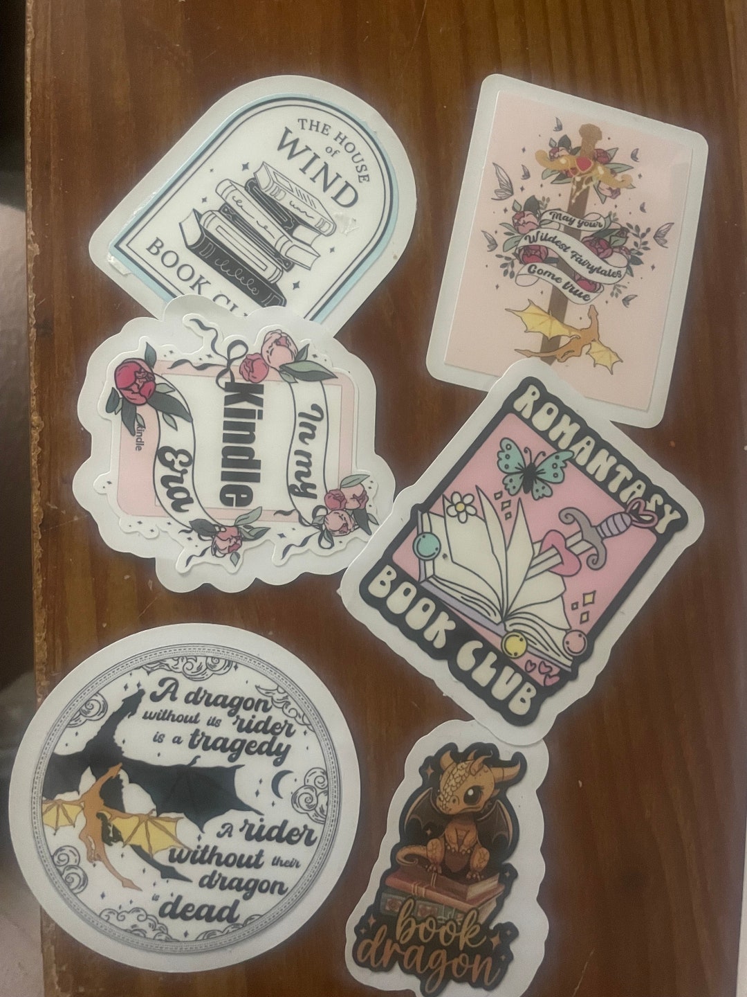 Bookish Die Cut Sticker Set 2 - Etsy