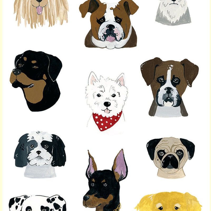 Dog Temporary Tattoo - Etsy