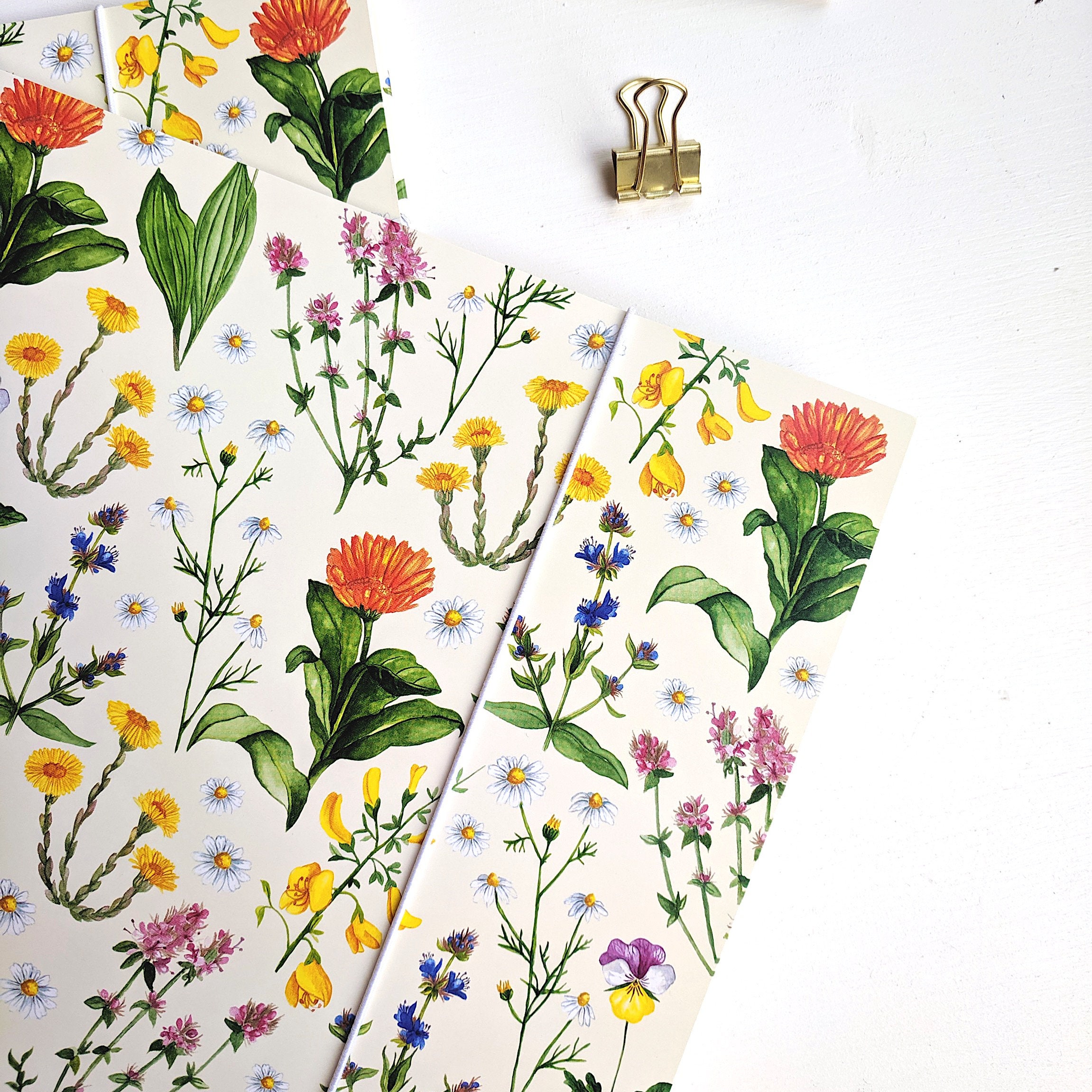 File Folder With Herbal Design. for Documents, Important Papers ...