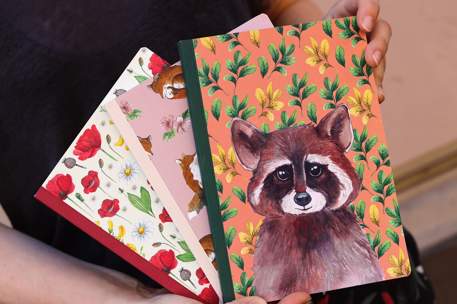 Notebook With Forrest Animals. You Can Choose From Lines or - Etsy