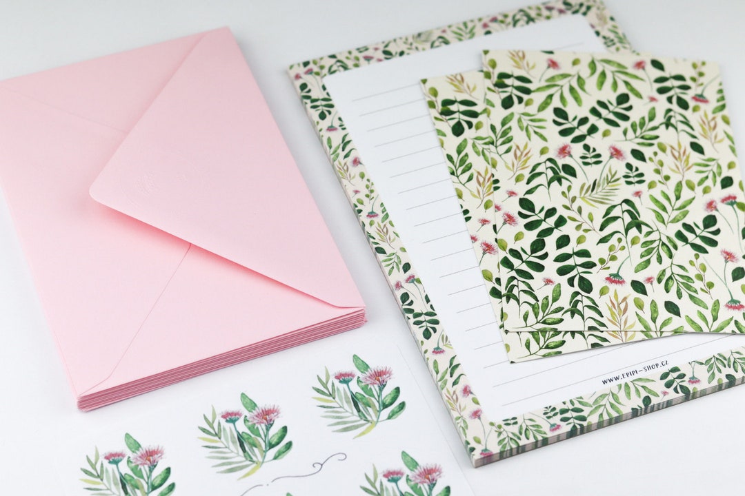Letter Writing Set | Illustrated Letter Set - Cute Daisies | Letter ...
