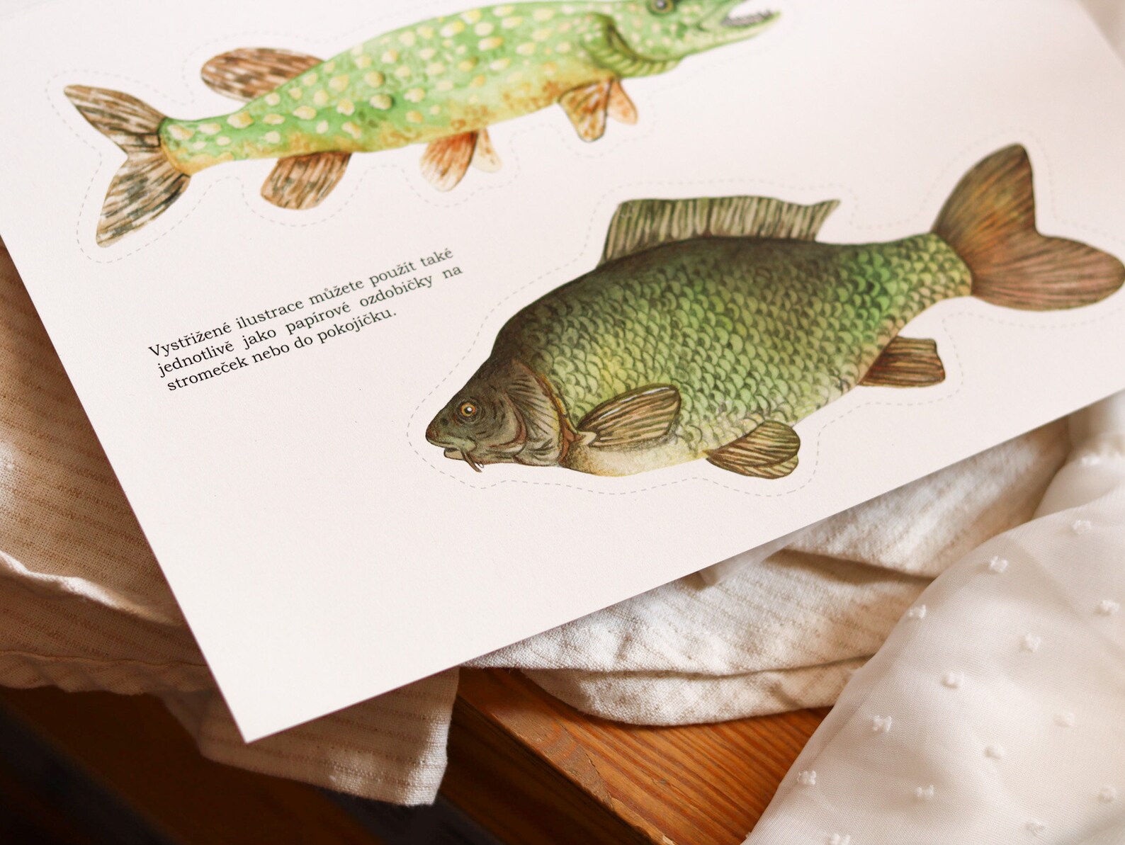Garland With Fishes | Cute Party Garland | Original Aquarelle ...