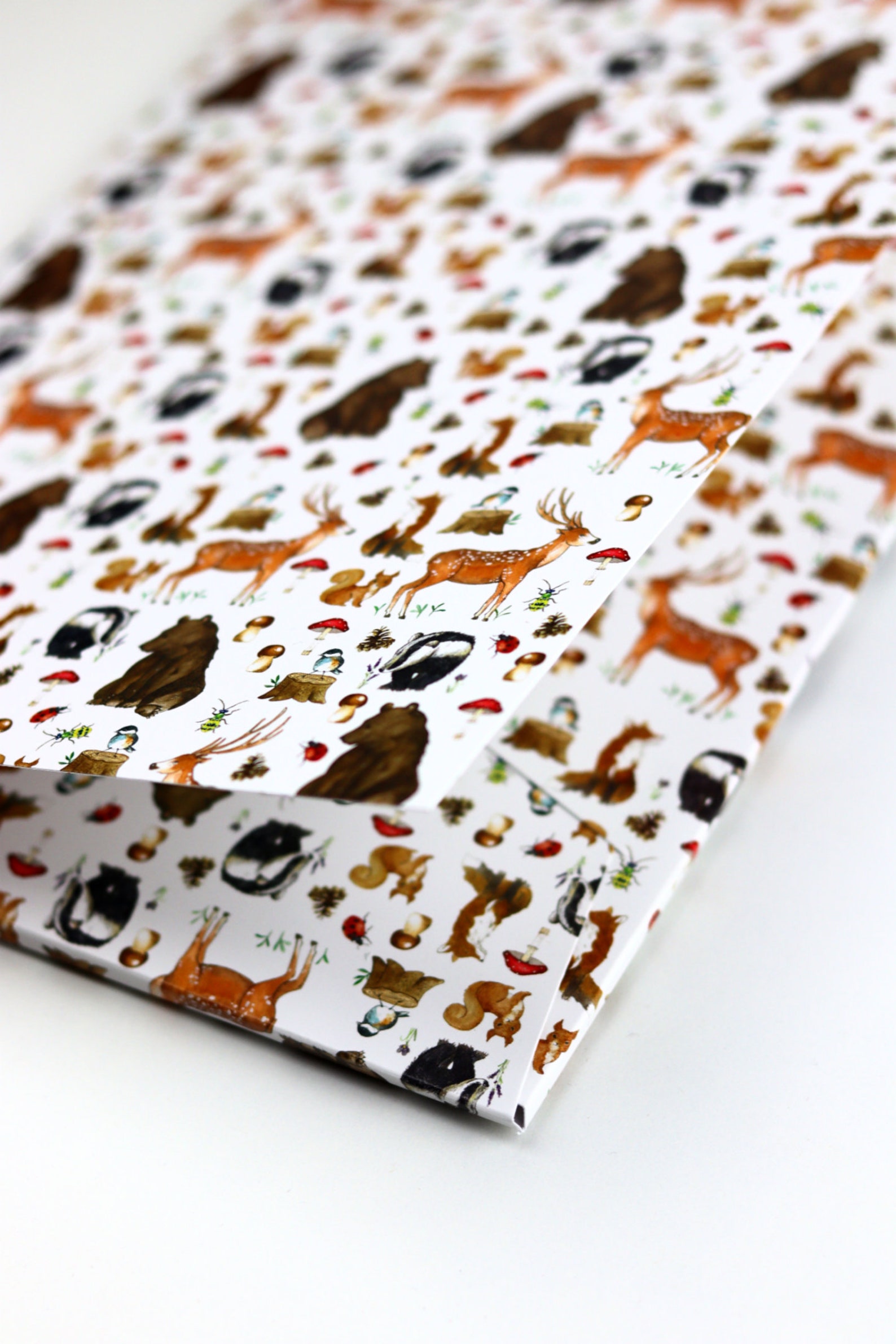 Forest Theme File Folder. for Documents, Important Papers - Closable ...