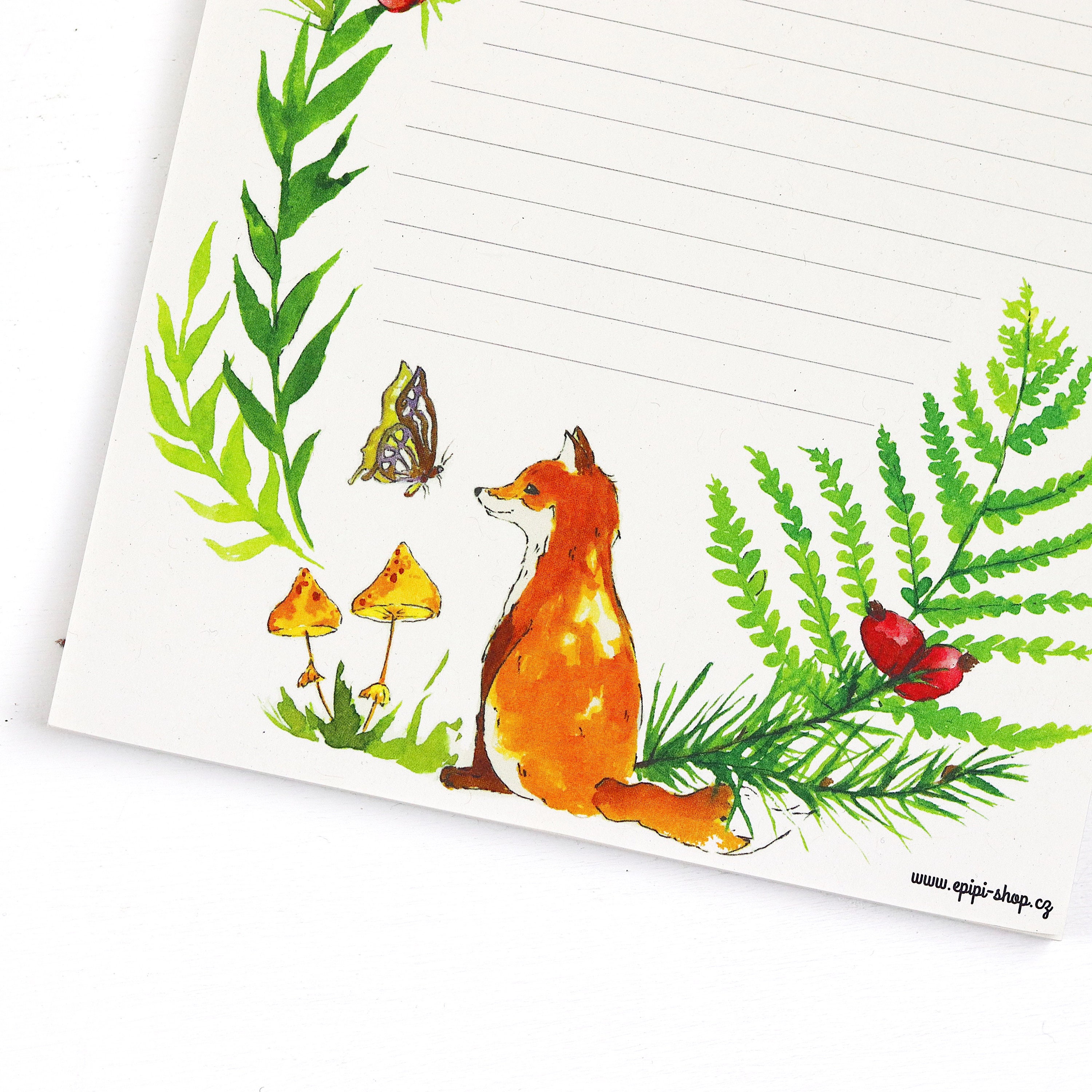 Fox Tear-off Notepad | A5 | 50 Illustrated Sheets - Etsy