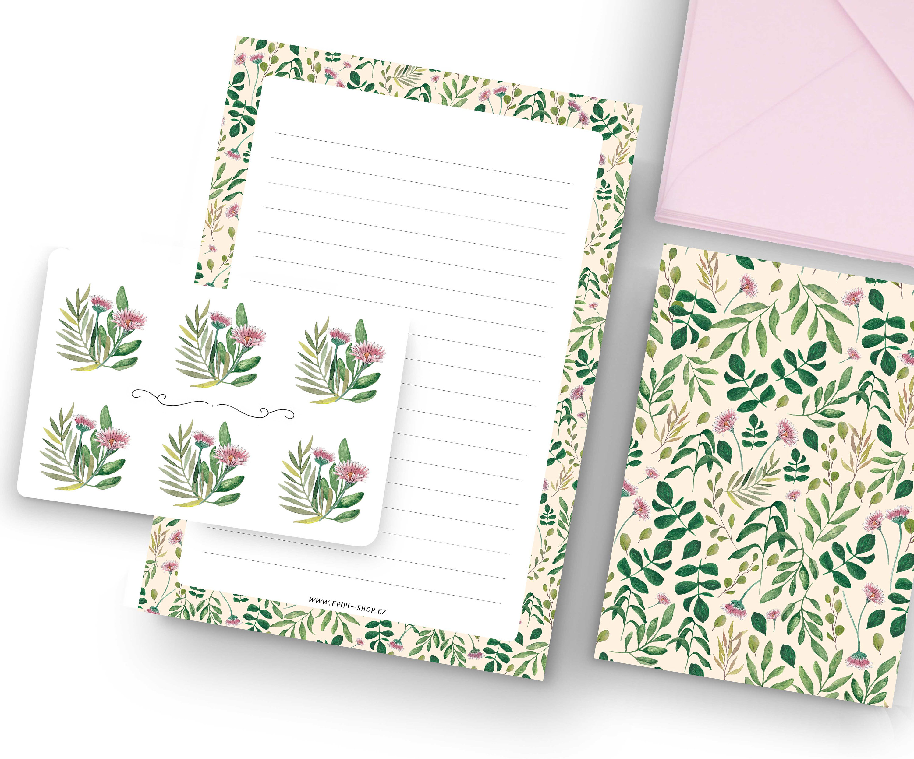 Letter Writing Set | Illustrated Letter Set - Cute Daisies | Letter ...
