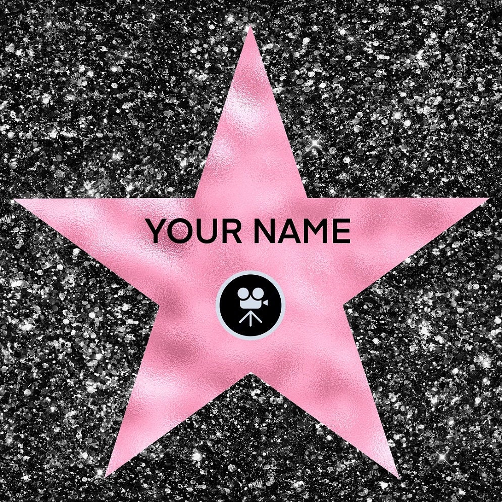 Hollywood Star Template Printable