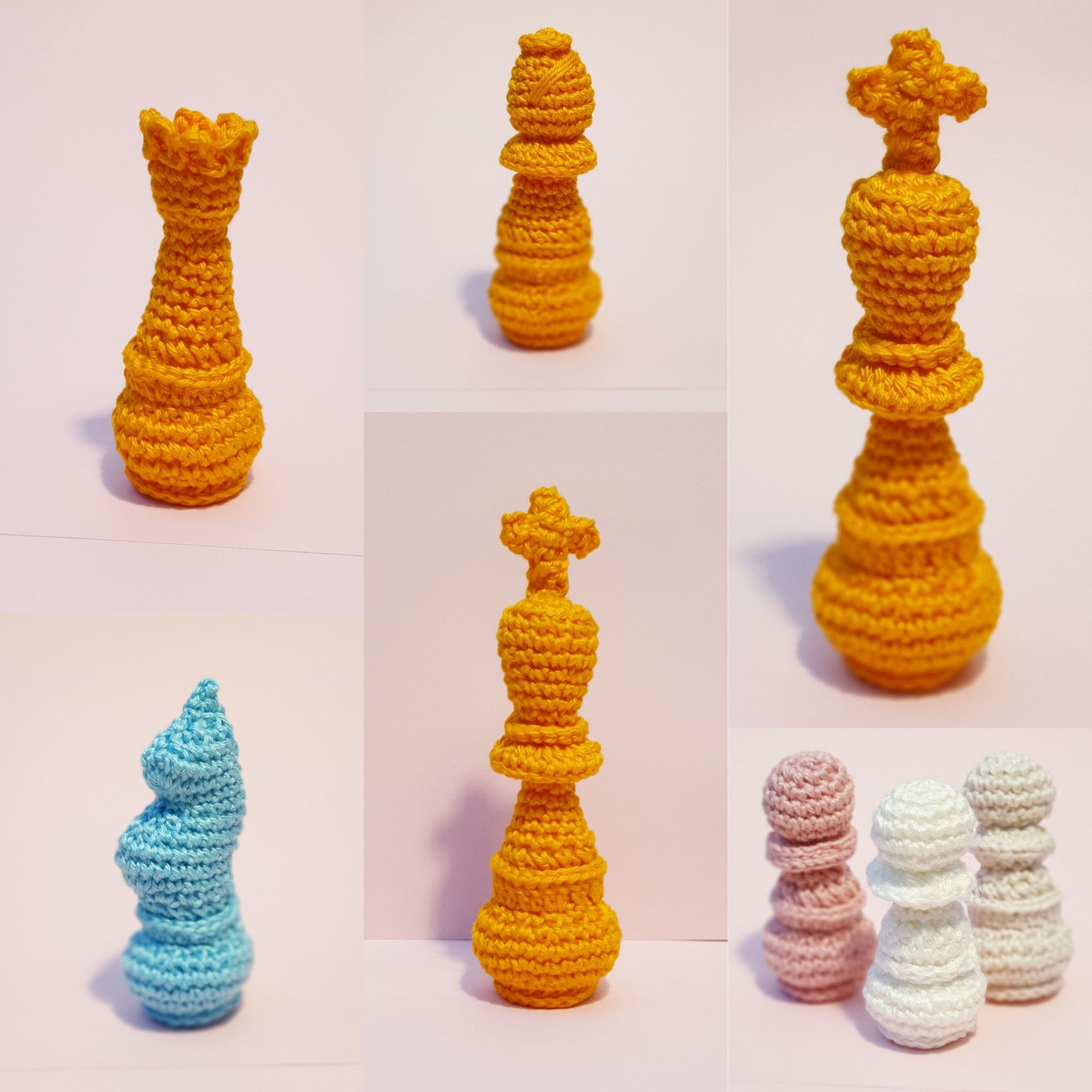 E-book Chess Pieces Crochet Pattern - Etsy